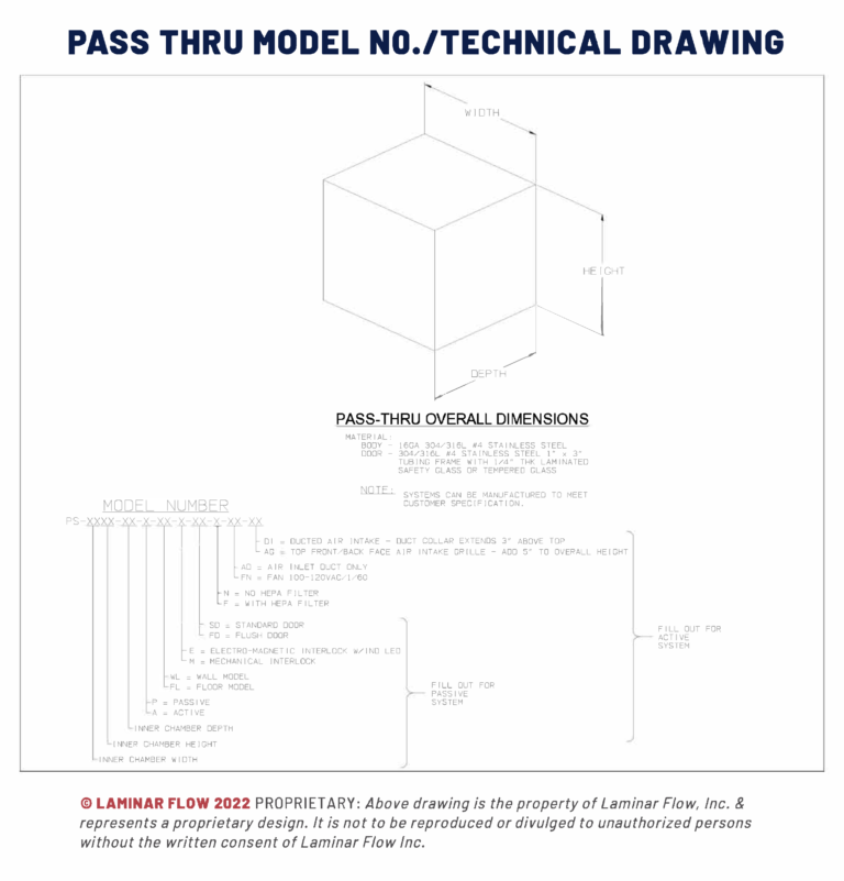 Pass Thrus - Laminar Flow INC